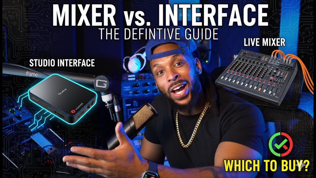 The REAL Difference Between Mixers, Audio Interfaces, Control Surfaces ...