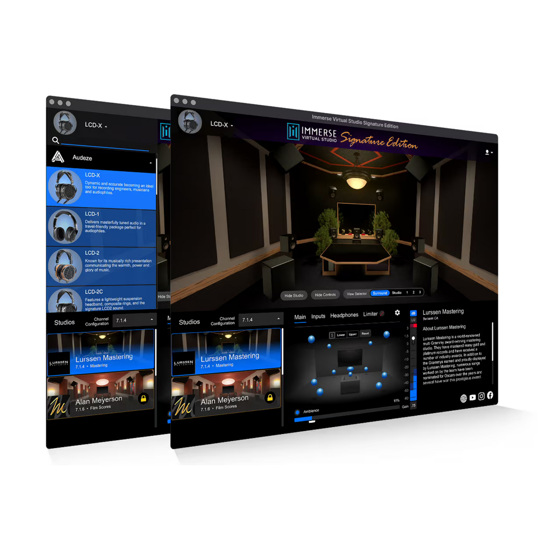 Immerse Virtual Studio Signature Edition Lurssen Mixing Plug-in – Wavy Pro Audio