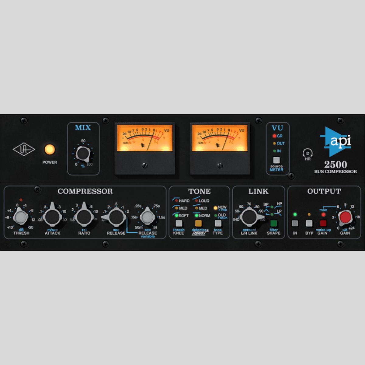 Universal Audio API 2500 Bus Compressor UAD Plug-in – Wavy Pro Audio